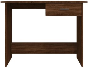 Psací stůl hnědý dub 100 x 50 x 76 cm kompozitní dřevo