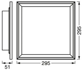 Ledvance- LED RGBW Stmívatelné stropní svítidlo SMART+ PLANON LED/18W/230V Wi-Fi