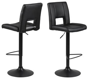 Designová barová židle Almonzo černá