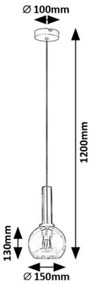 Rabalux 72171 - Lustr na lanku CENTIO 1xE27/40W/230V