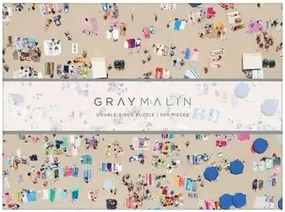 Galison Oboustranné puzzle Pláž Gray Malin / 500 dílků / od 8 let