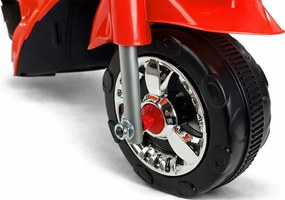 LEAN CARS Elektrická motorka pro děti HC8051 červená