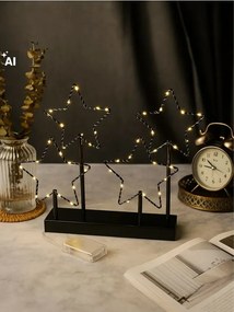 Sinsay - LED lampička s hvězdičkami - černá