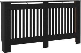 Kryt radiátoru 2 ks Černá 152 x 19 x 81,5 cm Kompozitní dřevo 3403232