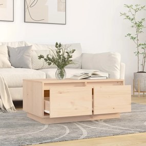 Konferenční stolek 80x50x35 cm masivní borové dřevo - Default Title