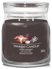 Aromatická svíčka, Yankee Candle Signature Black Coconut, hoření až 50 hod