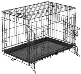 Tectake Transportní box pro psa přenosný 76 x 47 x 51 cm