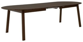 Hnědý rozkládací jídelní stůl z dubového dřeva 100x220 cm Amalfi – Hammel Furniture