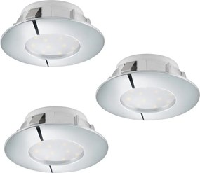 Eglo 95808 - SADA 3x LED podhledové svítidlo PINEDA LED/6W/230V