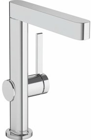 Hansgrohe Finoris - Umyvadlová baterie s otočným výtokem 230 s Push-Open odt. soupravou, chrom 76060000