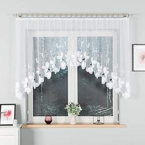 MARKIZETA TEODORA Hotový žakárový závěs, šířka 300 x výška 120 cm, barva 001 bílá 005099/FBL/001/300120/1