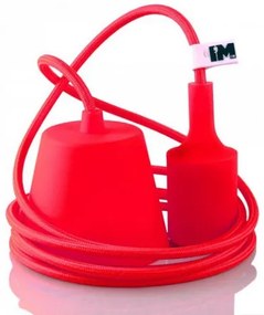 Silikon 1-závěsná žárovka červená IMINDESIGN IMIN1-red