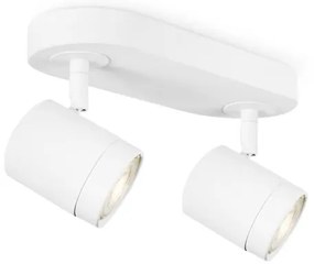 LED Stmívatelné bodové svítidlo MANU 2xGU10/5,8W/230V bílá