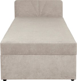 Boxspringová postel, jednolůžko, béžová, 90x200, univerzální, SUPA