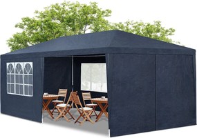 Juskys Zahradní párty stan 3 × 6 m Barva: Modrá