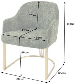 Designová jídelní židle Napayshni tmavozelená