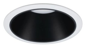 Paulmann 93402 LED Cole, set bodovek v bílo-černé úpravě, 3x6,5W LED 2700K tříkrokové stmívání, prům. 8,8cm, IP44