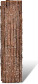 Zahradní plot z kůry 400 x 100 cm 141604
