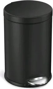 Simplehuman Pedálový odpadkový koš 4.5 l černá / kulatý