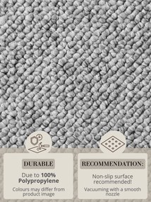 BT Carpet, Kusový koberec Wolly 102840, 140x200, šedá, ložnice