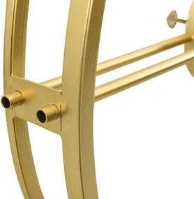 Nástěnné hodiny zlaté 52 cm železo 325170