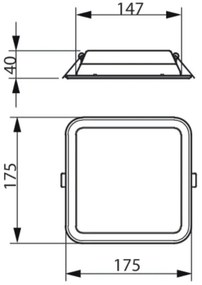 Philips - LED Podhledové svítidlo LEDINAIRE SLIM LED/10,5W/230V