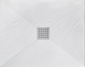Rea Black Rock, konglomerátová sprchová vanička 120x90x3, 5 cm, bílá, REA-K5582