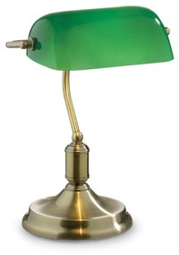 Stolní lampa Ideal Lux Lawyer TL1 brunito 045030 bronzová