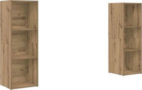 Sestava TV skříněk 2 ks Artisanový dub Kompozitní dřevo 3393548