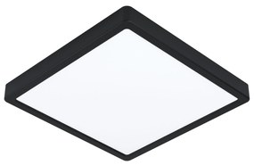 EGLO LED stropní chytré svítidlo FUEVA-Z, 19,5W, teplá bílá-studená bílá, 28x28cm, hranaté, černé 98854
