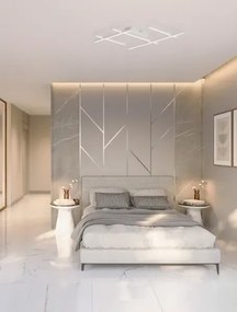 LED stmívatelné bílé designové stropní svítidlo Pace
