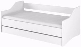 Dětská postel LULU II 160x80 cm - Bílá - Se šuplíkem