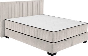 XXXLutz AMERICKÁ POSTEL, 160/200 cm, béžová MID.YOU - Postele s úložným prostorem - 002220053911