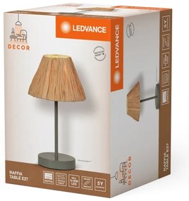 Ledvance - Stolní lampa DECOR RAFFIA 1xE27/15W/230V rafie