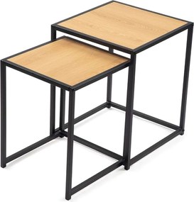 Konferenční stolek Lontras II, přírodní dřevo