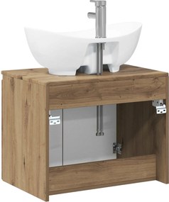 Sada koupelnového nábytku Dub artisan Kompozitní dřevo 3404349