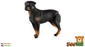 Rottweiler - pes domácí zooted plast 8cm