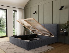 Pesillo postel + Dřevěný rám/Standardní zdvih/kontejner 140x200