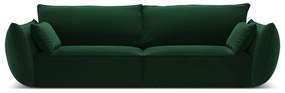 Tmavě zelená sametová pohovka 208 cm Vanda – Mazzini Sofas