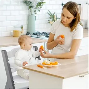 Tulano Morsel 40 Židlička ke krmení šedo-bílá