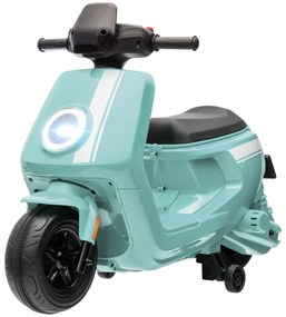 AIYAPLAY dětská elektrická motorka, 6V dětská motorka se světlometem, hudbou, rychlostí vpřed a vzad, tréninkovými koly, 1,5-3 km/h, elektrická motor…