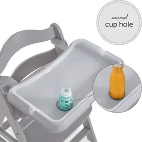 Hauck Pultík plast k židličce Alpha+/Beta+ šedý