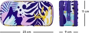 BAAGL Penál etue Eggy Violet / 23×11x9 cm