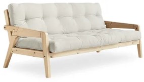 sofa GRAB by Karup - 100*200 cm natural (přírodní) + futon natural 701