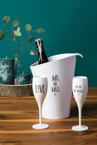 Pohár na šampaňské Cheers s nápisem Liebe