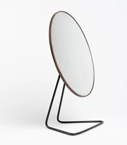 Luxusní stolní kosmetické zrcadlo Vanity walnut 27cm