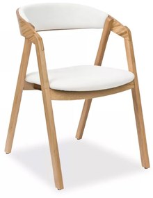 Jídelní čalouněná dubová židle - GURU/MYSTIC