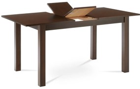 AUTRONIC Jídelní stůl rozkládací 120+30x80x75 cm, barva ořech
