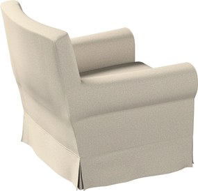 Potah na křeslo IKEA Ektorp Jennylund barva béžová látka pletený vzor