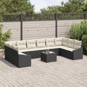 Set pohovek 11 ks Černá polyratan 3346907